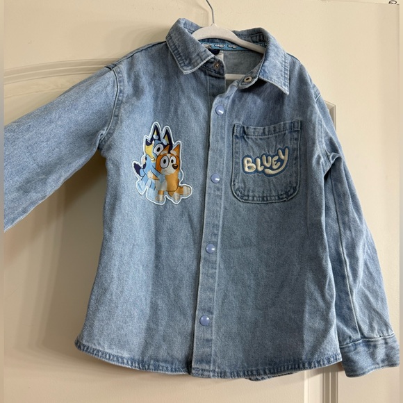 Bluey | Jackets & Coats | Bluey Kids Denim Jacket | Poshmark